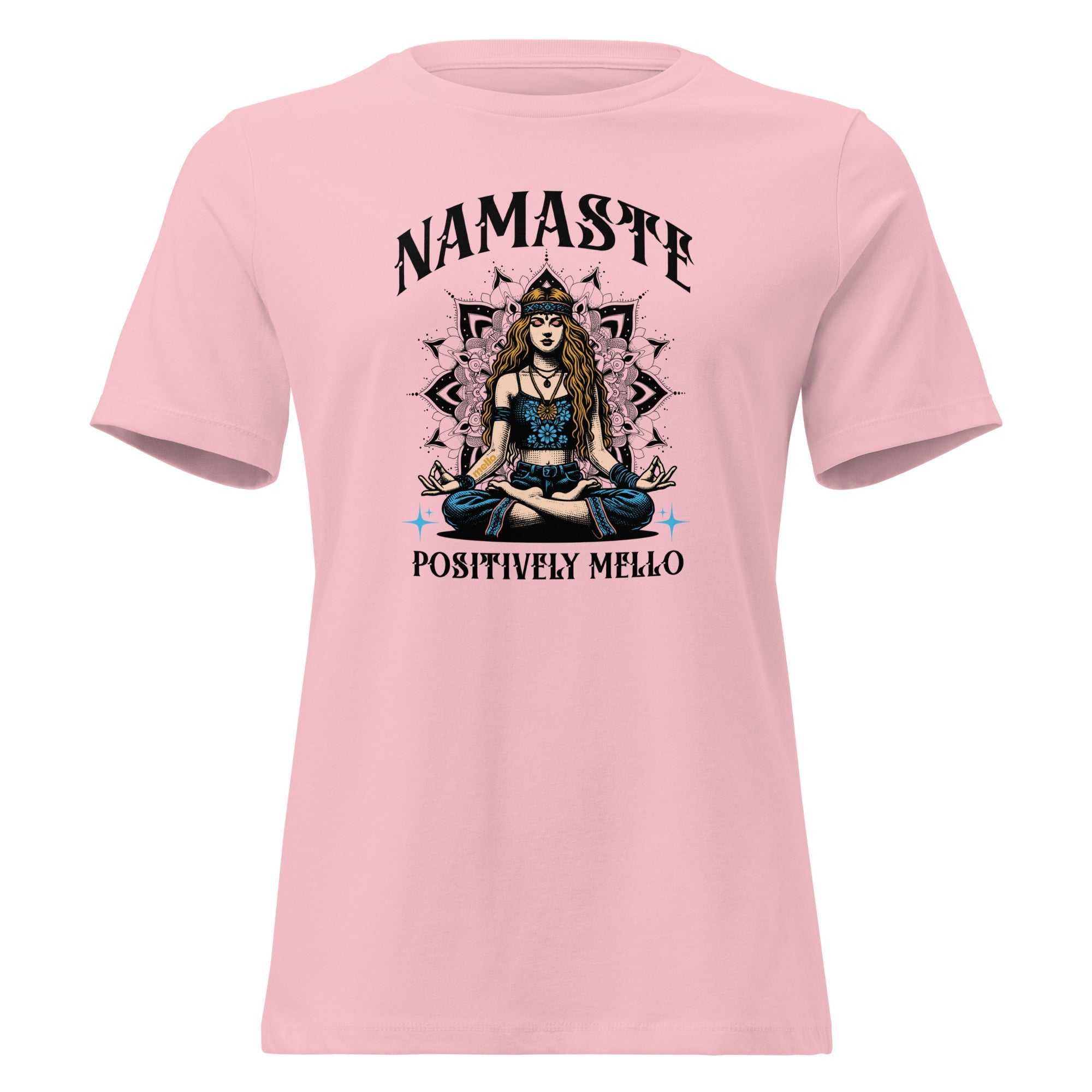 Namaste Shirt - Comfortable Women's T-Shirt for Casual – Mello Lifestyle